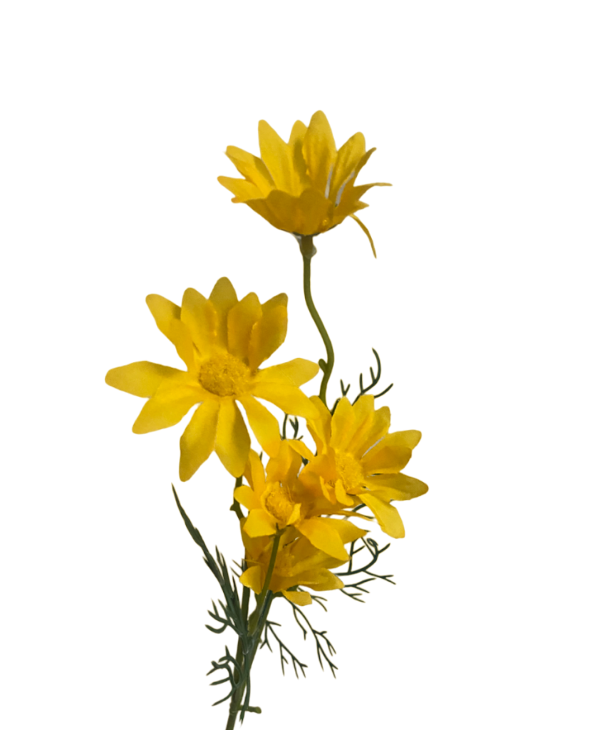 Yellow Rylee Daisy Spray | Silk Studio
