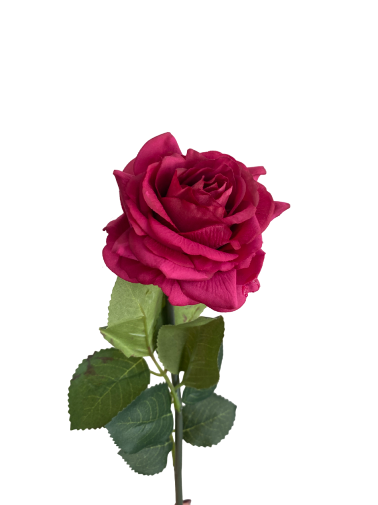 Hot Pink Elena Real Touch Rose | Silk Studio