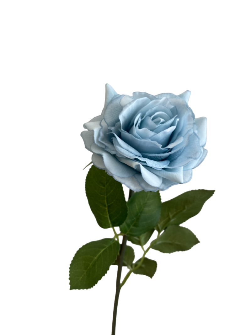 Light Blue Elena Real Touch Rose | Silk Studio