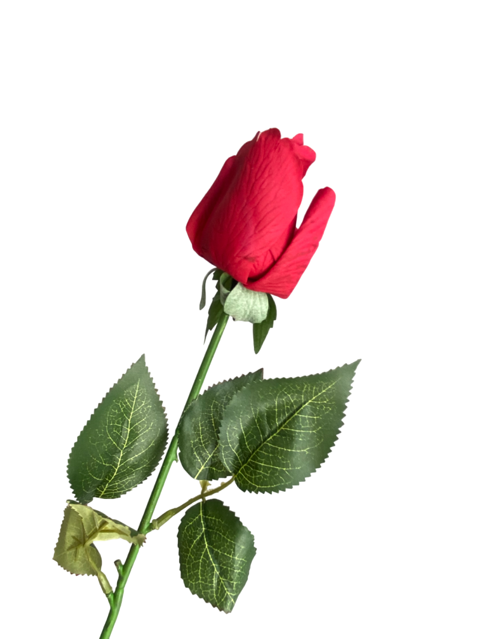 Red Amy Real Touch Rose Bud | Silk Studio