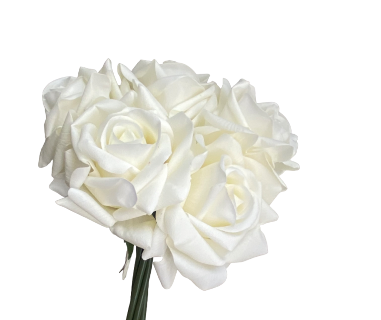 White Capri Real Touch Rose | Silk Studio